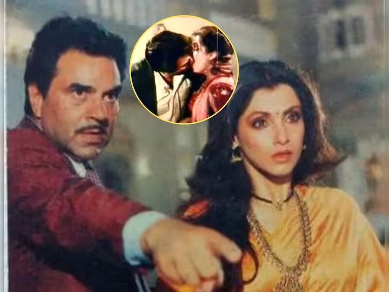 dharmendra kissing scene with his son sunny deol rumoured ex girlfriend ...