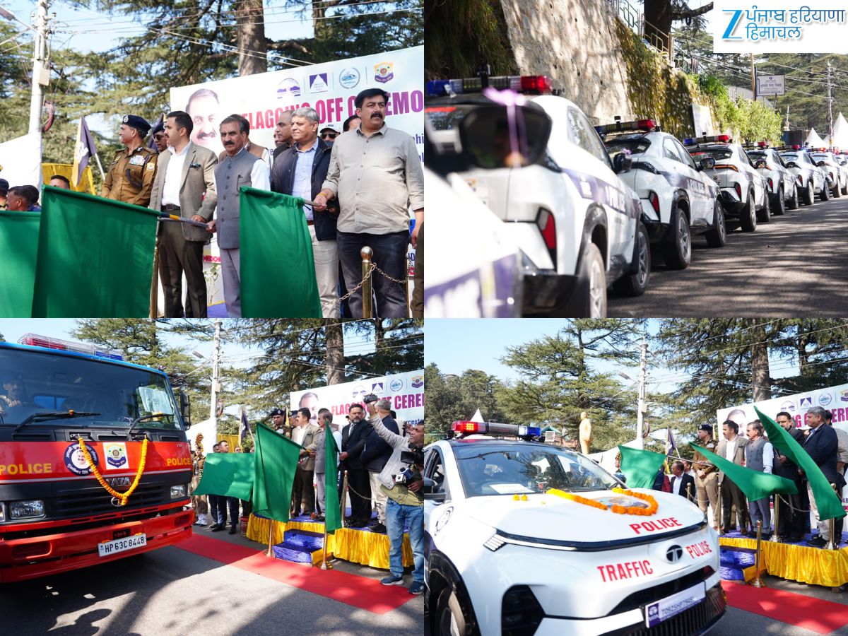 CM sukhvinder singh sukhu flags off 66 new police patrol vehicles will ...