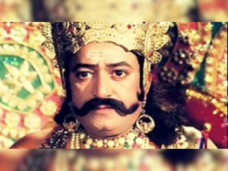 1987 TV Famous Ramanand Sagar Raavan aka Arvind Trivedi who genuinely ...