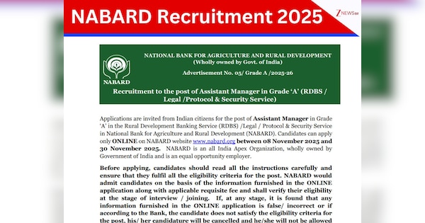 nabard grade a recruitment 2025 for 91 assistant manager posts apply ...