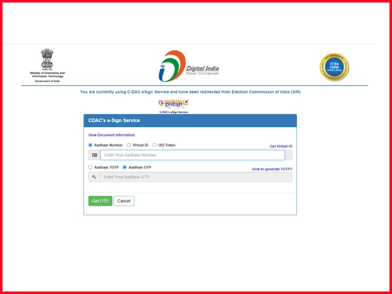SIR Form Fill online, name will not be deleted from voter list, know ...