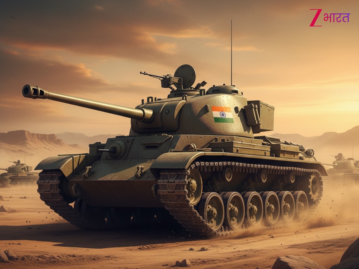 Indias first main battle tank Vijayanta developed in 1960 105mm gun ...