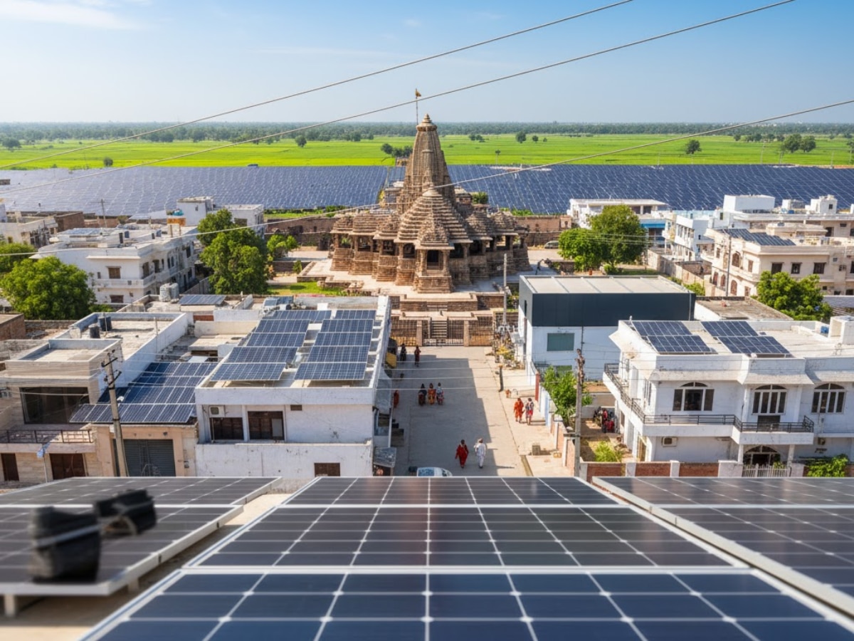 India first solar village Modhera gujarat india renewable model | 24x7 ...