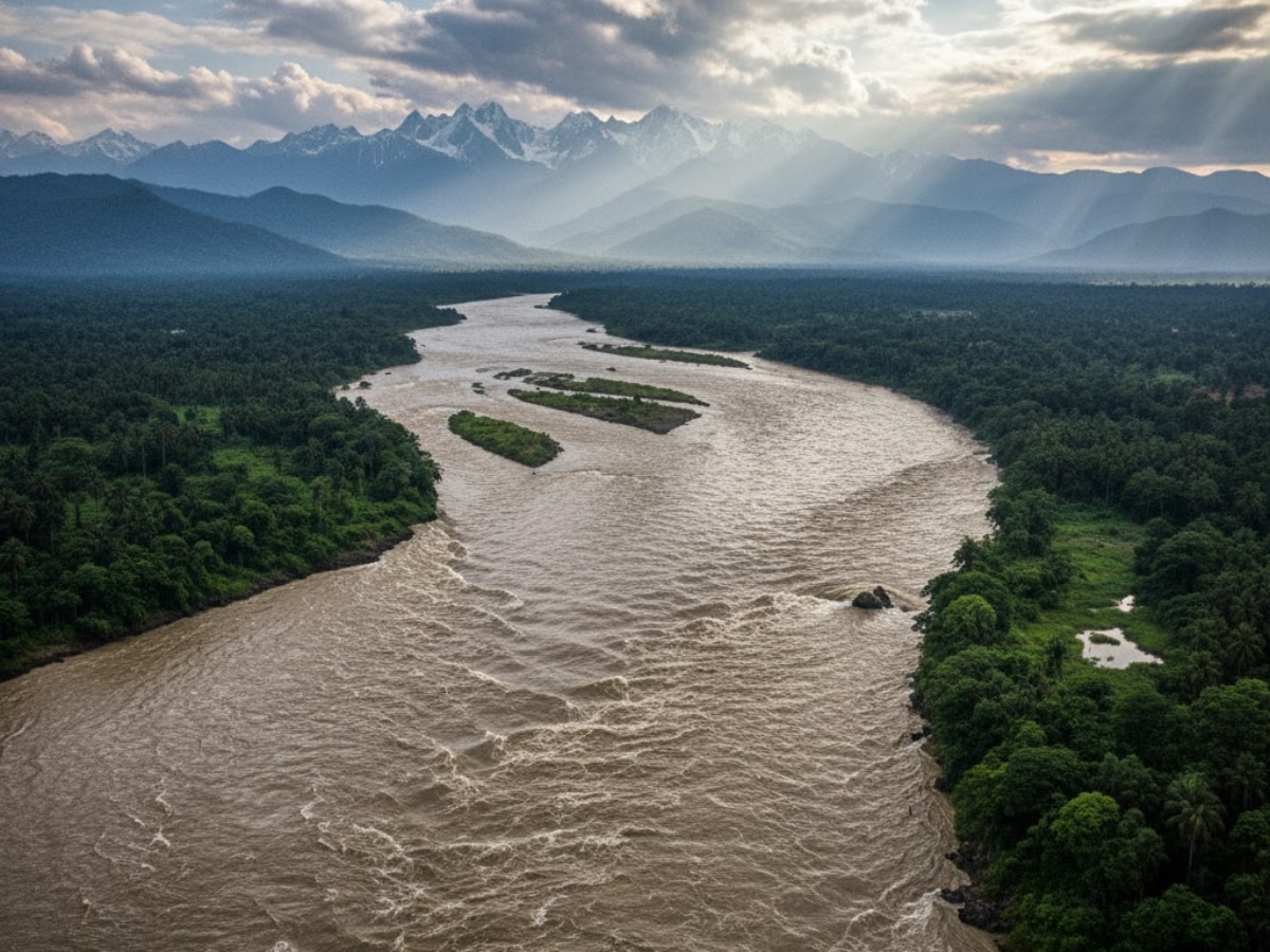 Brahmaputra River in India carries maximum amount of water | भारत की ...