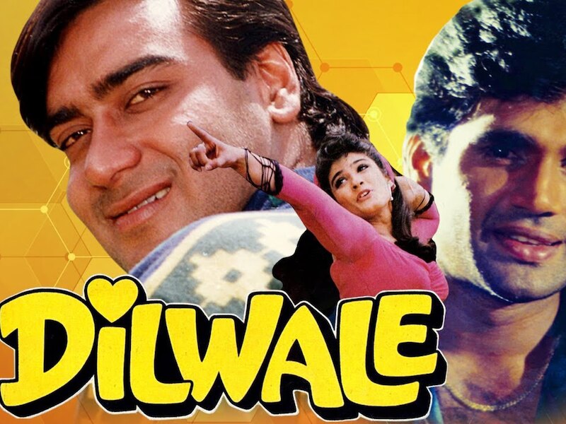 ajay devgan dilwale movie raveena tandon ek aisi ladki thi song nadeem ...