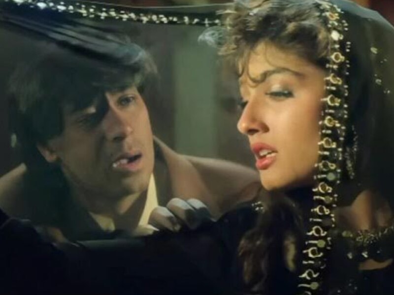 ajay devgan dilwale movie raveena tandon ek aisi ladki thi song nadeem ...