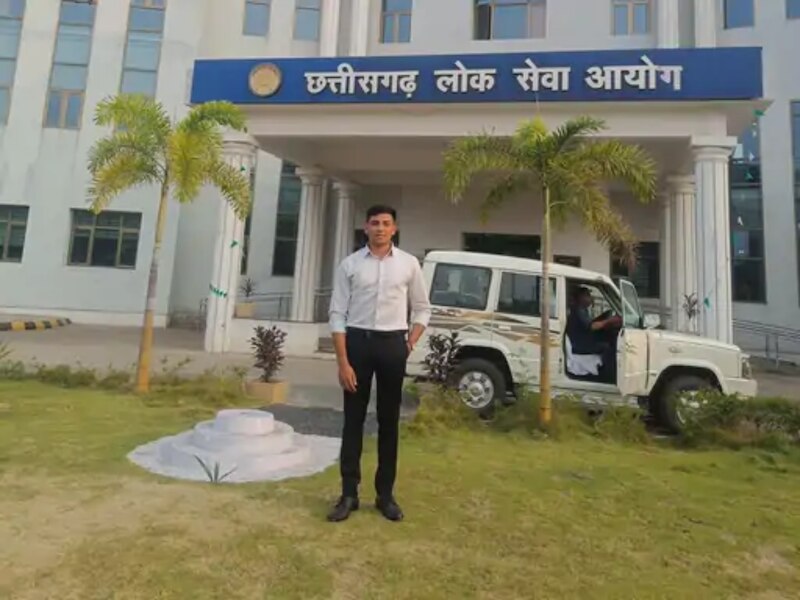 cgpsc 2024 exam results durg devesh prasad sahu achieves rank one after ...
