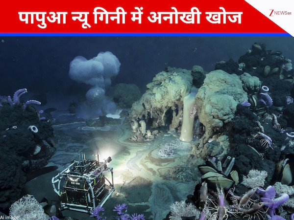 Scientists discover rare hybrid deep sea vents papua new guinea methane ...