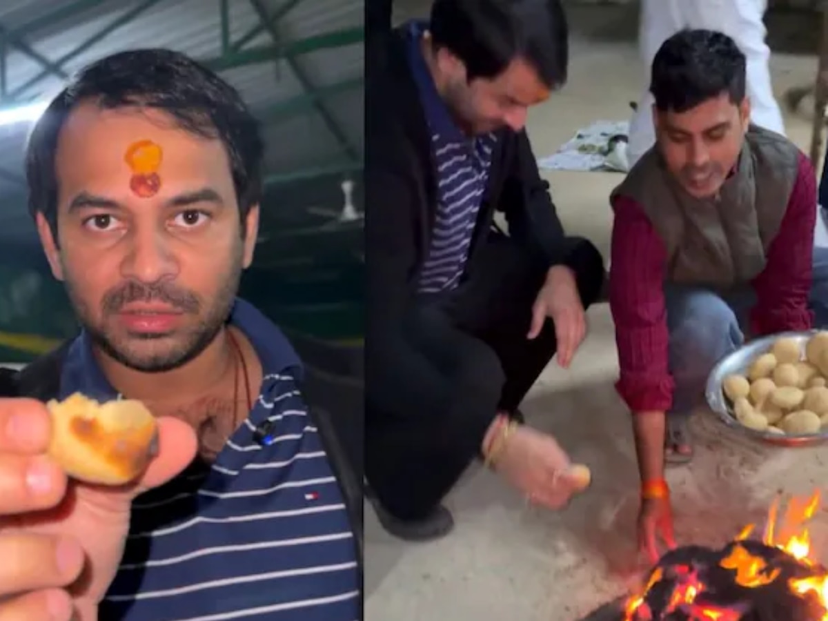 Tej Pratap Litti Chokha video goes viral on Instagram with users ...