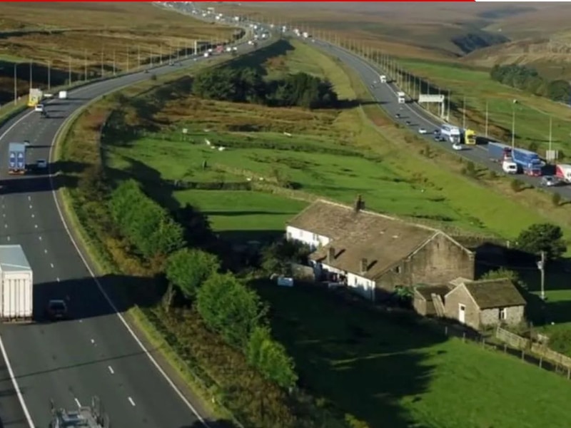 Untold Mystery of Stott Hall Farm Lone House Standing in the Middle of ...