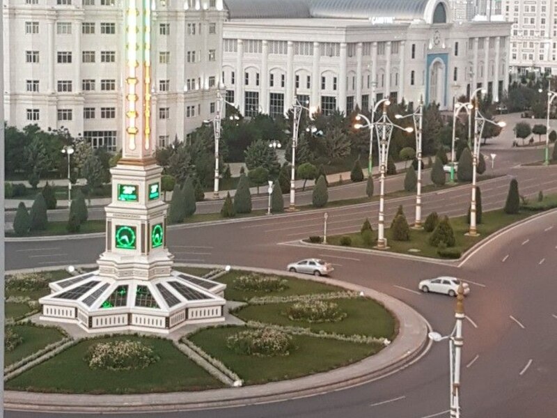 Ashgabat white marble city only allows white cars vehicles in capital ...