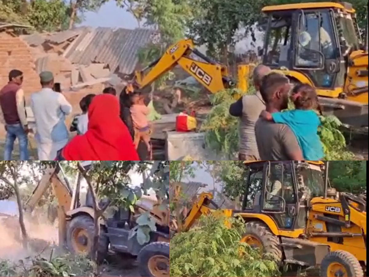 bihar bulldozer action encroachment drive continues in multiple ...