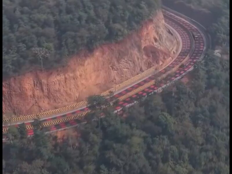 mp india first wildlife friendly unique highway nhai red road marking ...