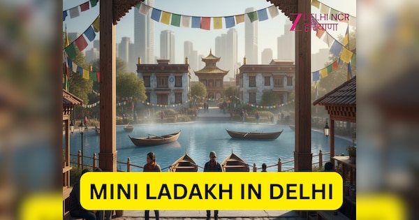 Mini ladakh in Delhi: दिल्ली के दिल में बसा 'मिनी लद्दाख', जहां थम जाती ...