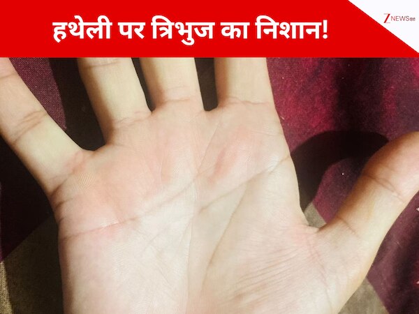 Hatheli Par Tribhuj What does the triangle mark on the palm indicate ...