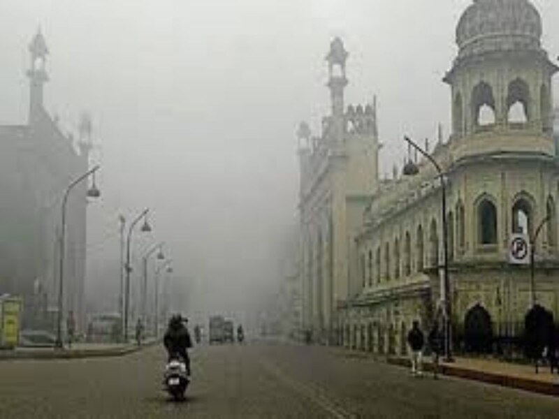 lucknow weather aqi live today 26 December smog with cold wave weather ...