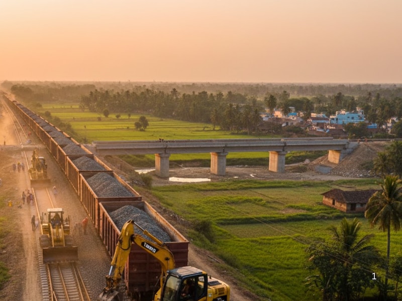 282 km Kanpur Farrukhabad Kasganj railway line Doubling providing ...