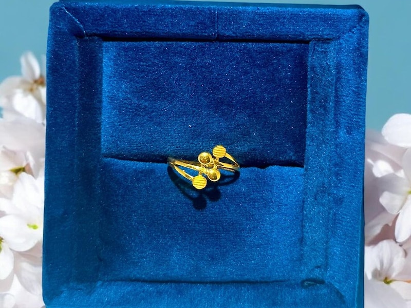 latest gold plated ring designs trending dailywear gold plated rings ...