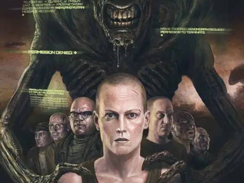 1992 Most Scariest Science Fiction Horror Film Alien 3 Everyone Dies In ...
