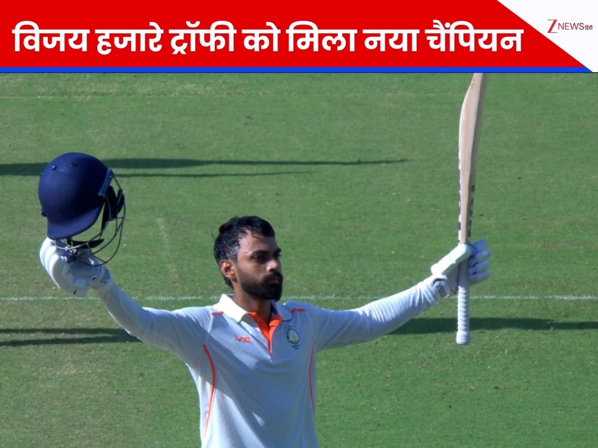 Vijay hazare trophy final Atharva taide match winning century Vidarbha ...