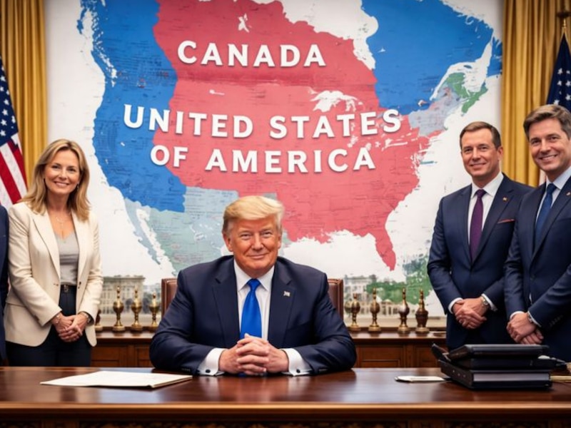 trump new american map canada greenland us territory controversy ...