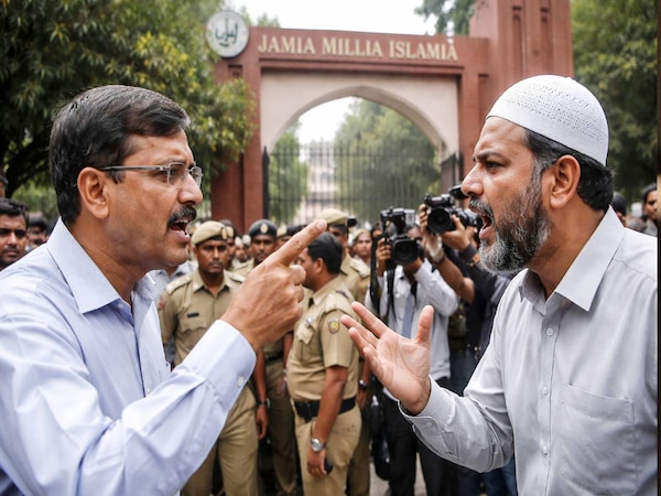 jmi dalit professor ram phool meena alleged assault and caste abuse by professor riazuddin ...
