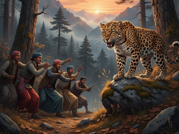 leopard attacked 4 year old minor girl DM gave instructions for rescue ...