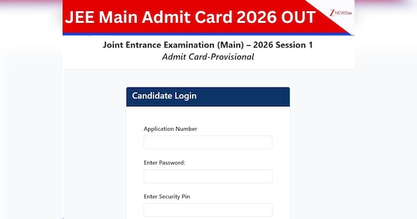 jee main admit card 2026 released for january 28th and 29th examination ...