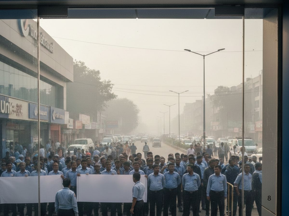 रांची में बैंकिंग सेवाओं का 'ब्लैकआउट': 5-दिवसीय वर्क के खिलाफ ...