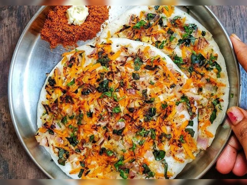 aloo uttapam recipe how to make healthy potato uttapam | सुबह के नाश्ते ...