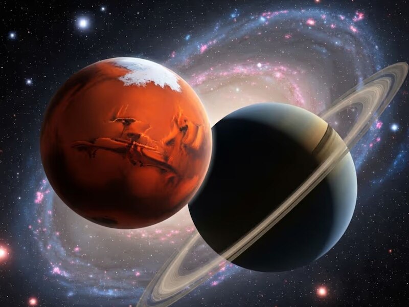 mangal shani yuti 2026 april dwand yog make life like hell of 4 zodiac ...