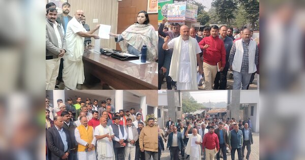BJP leader workers submitted memorandum demanding clean up of Manorama ...