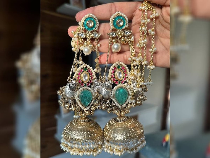 latest kashmiri jhumka design here is trendy traditional design | दोस्त ...