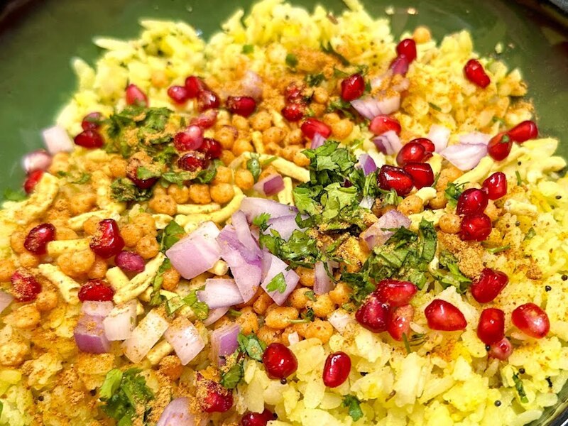 try indori poha recipe jeeravan poha for breakfast taste is such that ...