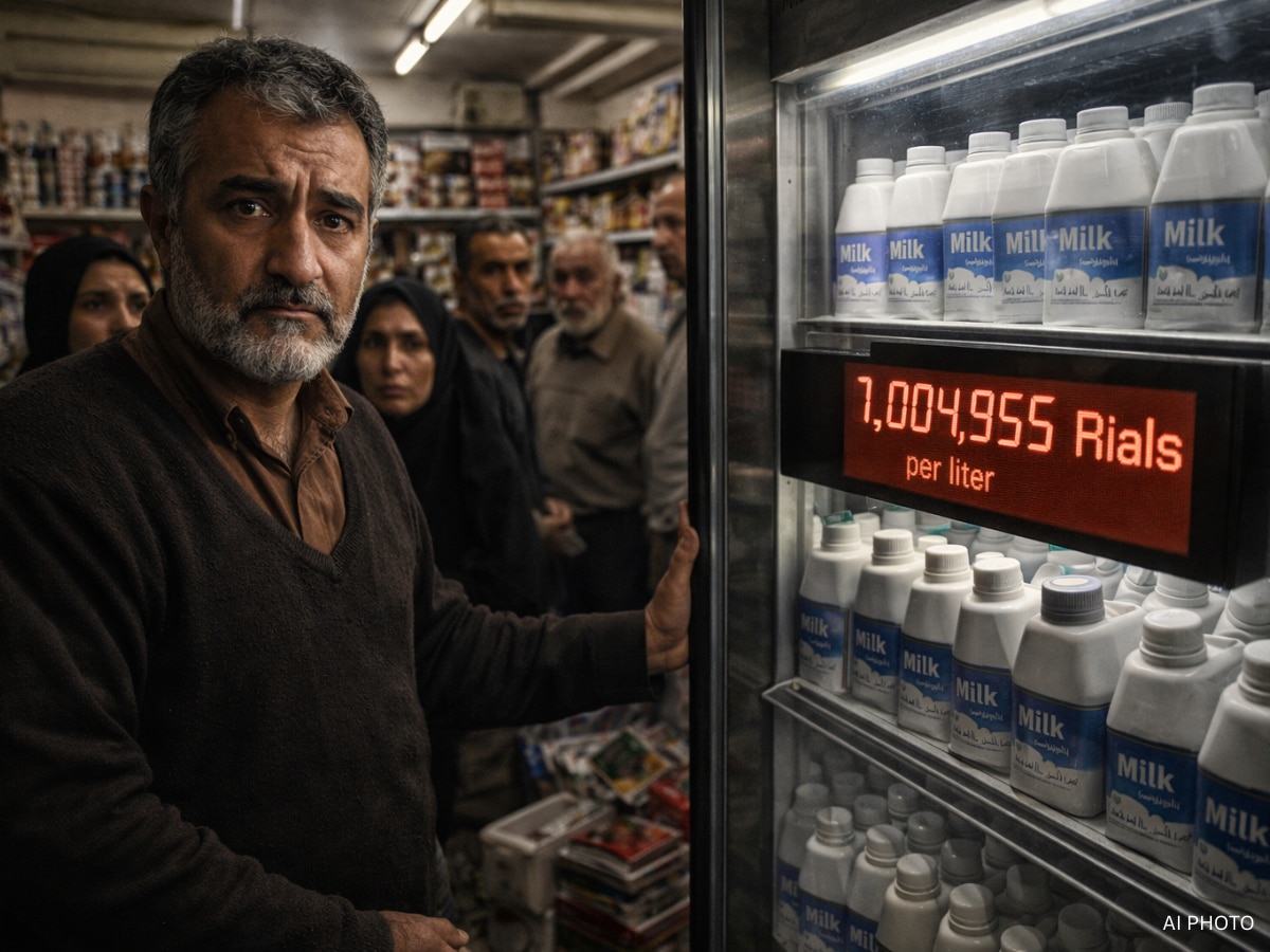 iran inflation milk price rises economic crisis rial falls | ईरान में ...