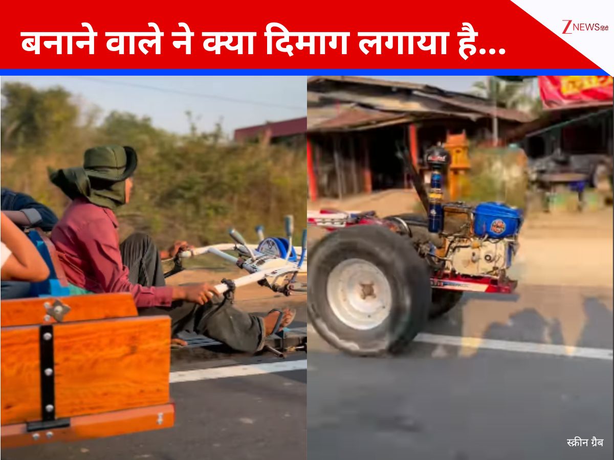 viral amazing desi jugaad gaadi on road users said family edition of ...