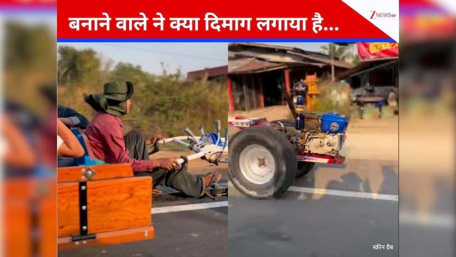 viral amazing desi jugaad gaadi on road users said family edition of ...