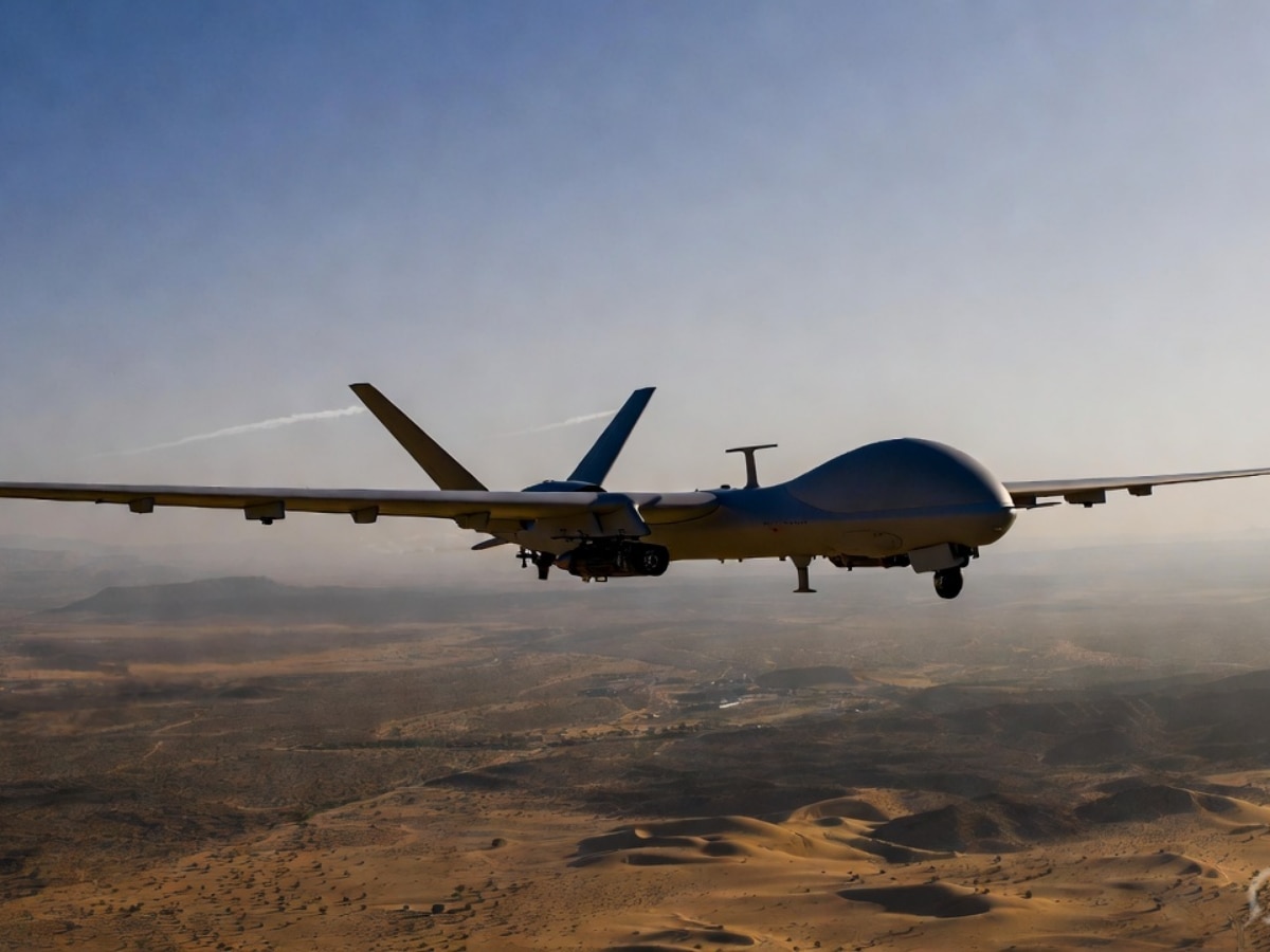 india Five military drones tapas archer ng switch ghatak heron mk2 ...