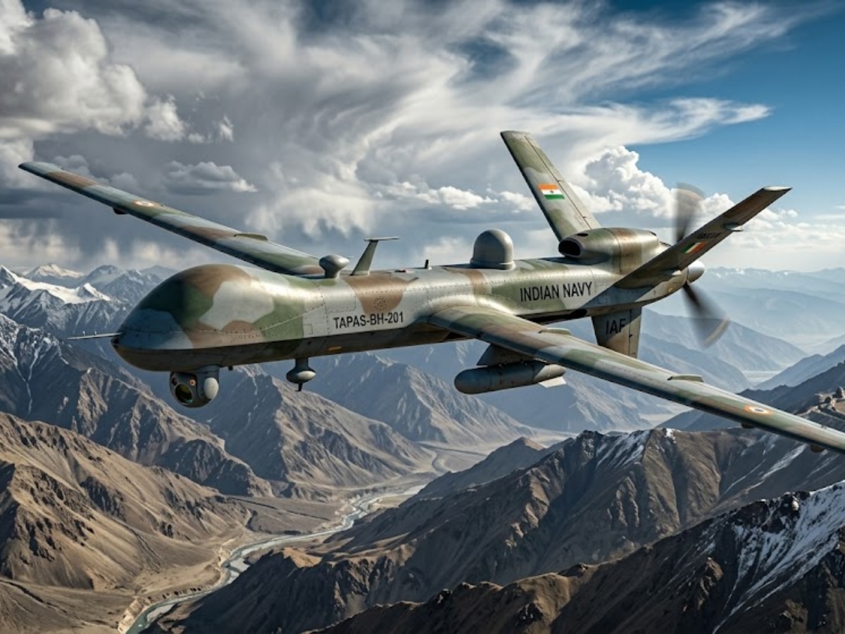 india Five military drones tapas archer ng switch ghatak heron mk2 ...