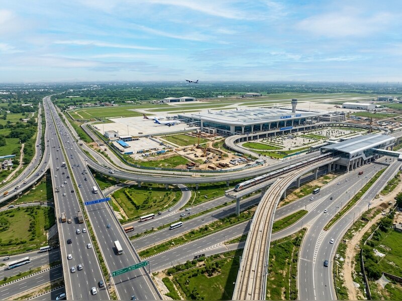 noida jewar airport connectivity with 4 expressway metro train and rrts ...