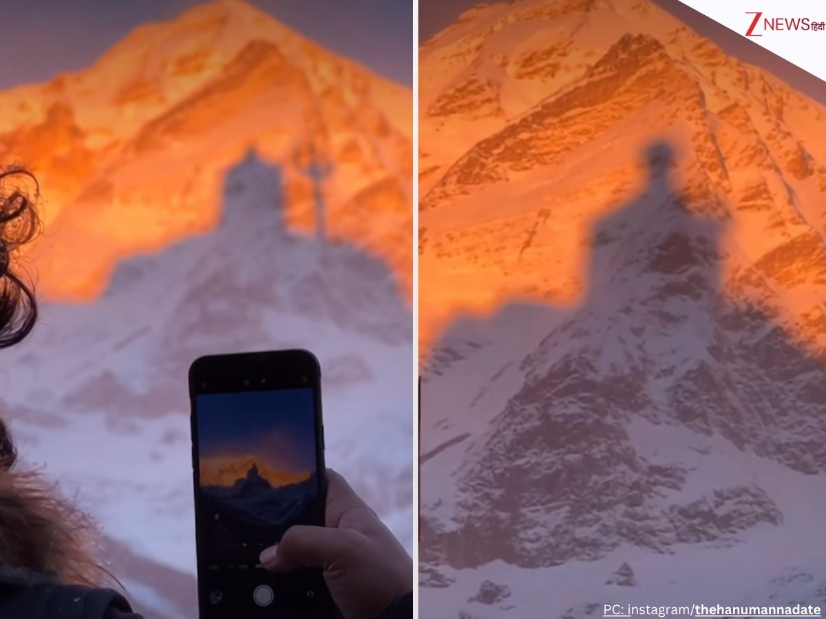 lord shiva shadow viral tungnath temple video turns out to be ai ...