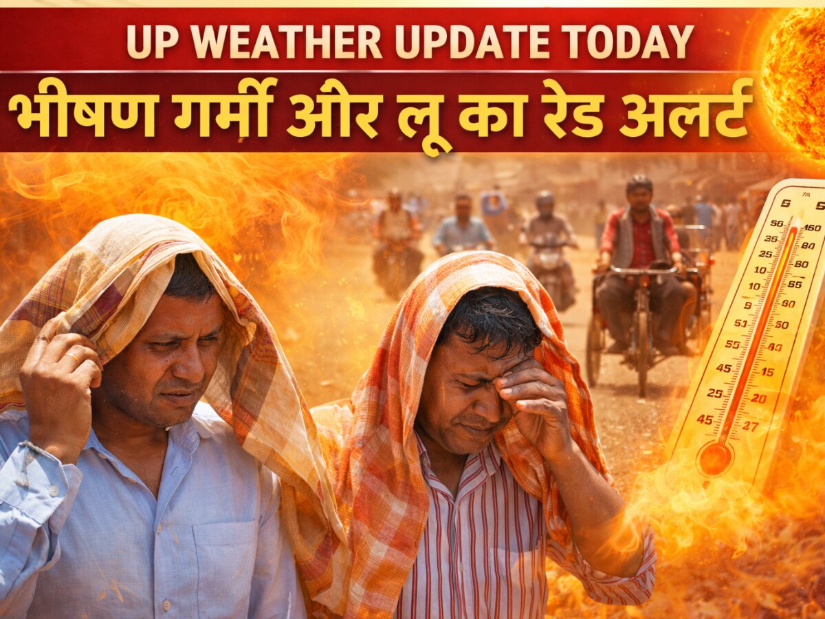 up hot weather update 20 april 2026 today forecast imd heatwave alert ...