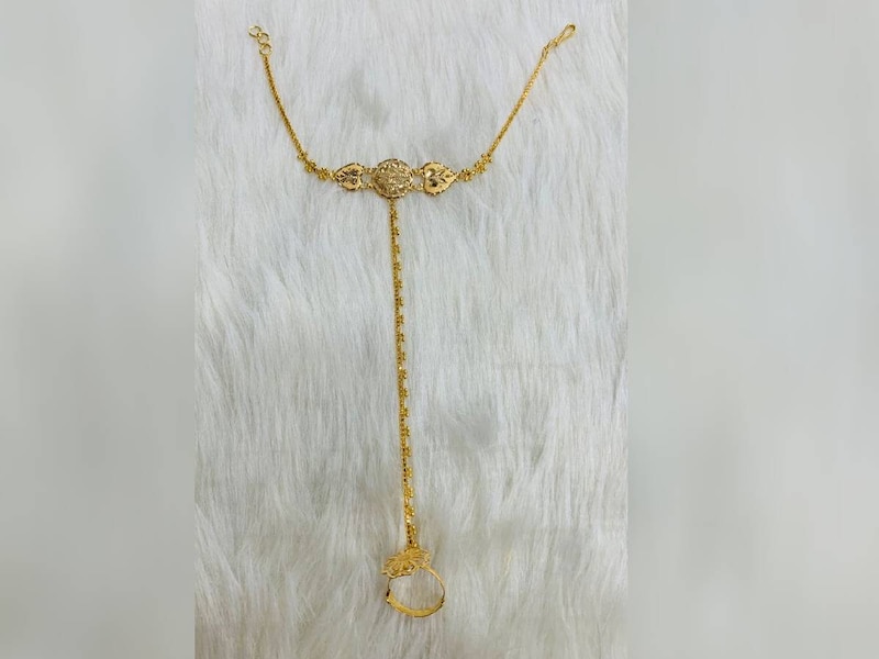 5 gram gold hathphool designs 22 Kt sone ke haath phool ki latest and ...