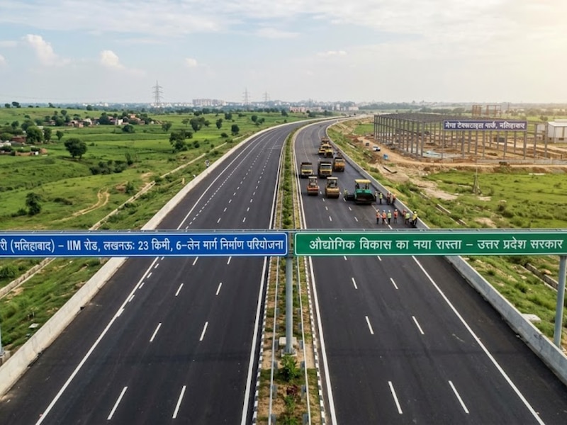 UP govt approved Rs 547 crore for 6 lane road connecting Malihabad ...