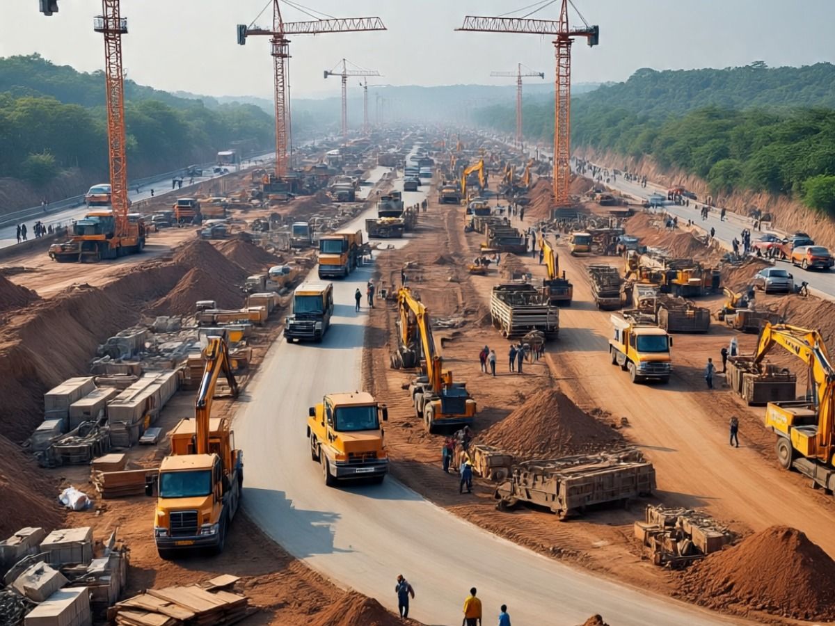 NHAI built 14 km long link road to connect Ganga Expressway and delhi ...