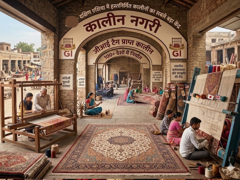 Do you know which district known as Carpet City in india | 'कालीन नगरी ...