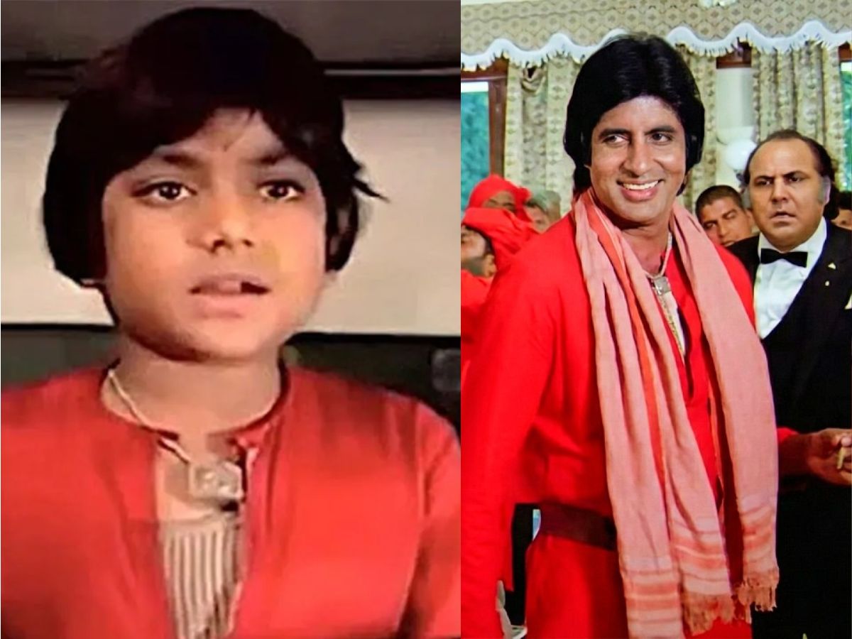 1983 superhit film coolie Amitabh bachchan child actor role played by ...