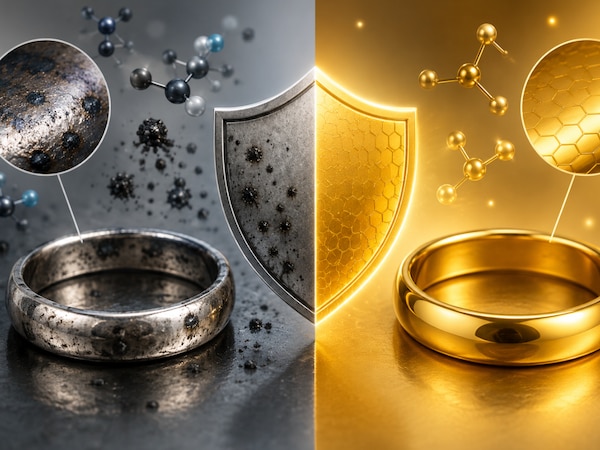 Why does silver turn black while gold never loses its shine Here is ...