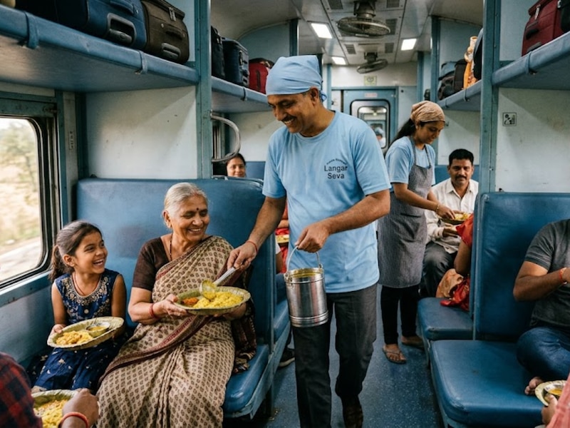 do you know that this only train where passengers served free food in ...