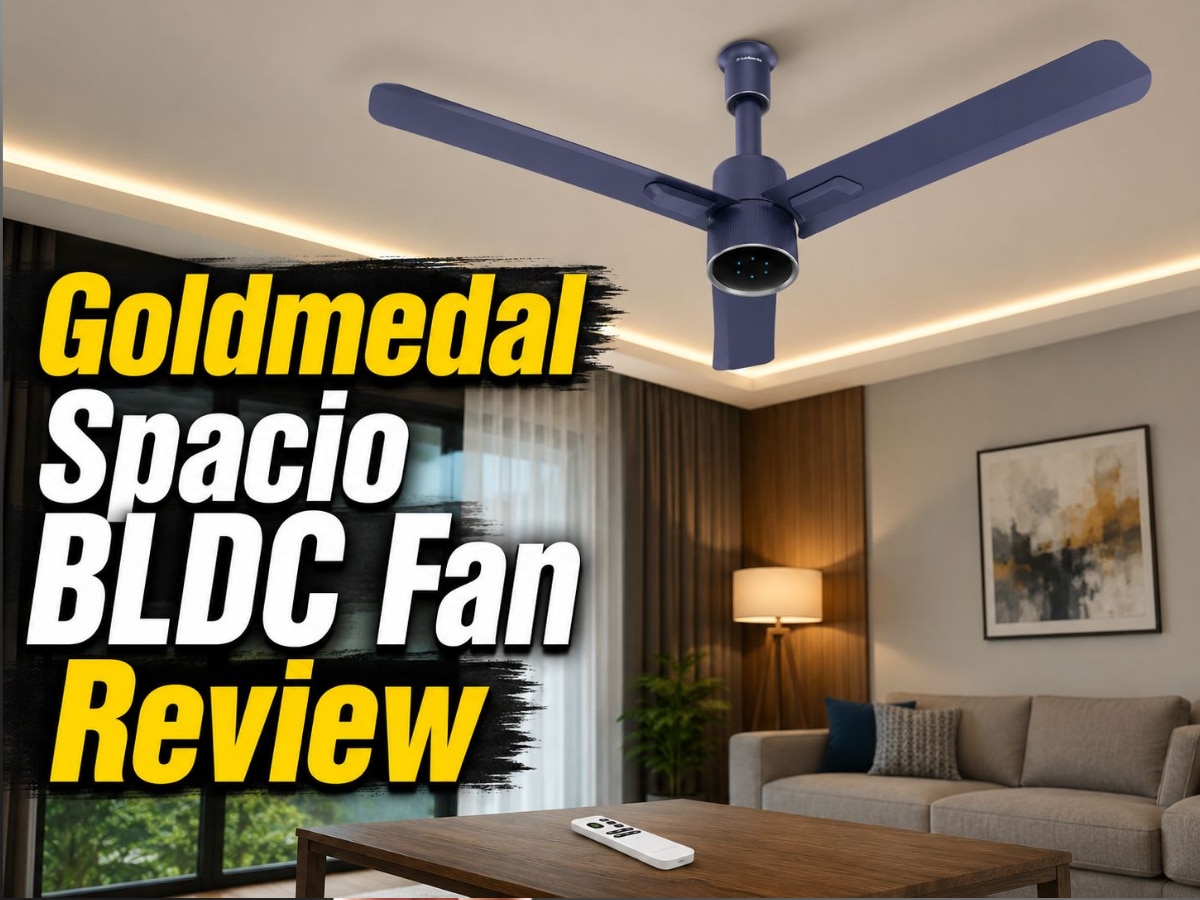 Goldmedal Spacio BLDC Fan Review Cut Your Electricity Bill by 60 ...